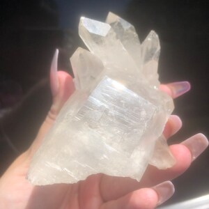 GENUINE Clear Quartz Cluster Quartz Cluster Brazilian Crystal Cluster Raw Crystal Natural ...