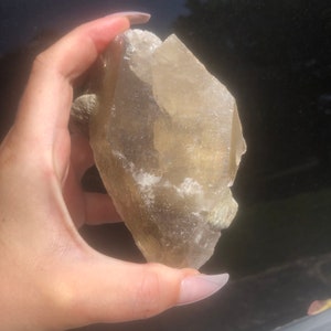 GENUINE Citrine Mineral Specimen Citrine Muscovite Citrine Raw Citrine Unpolished Crystal ...