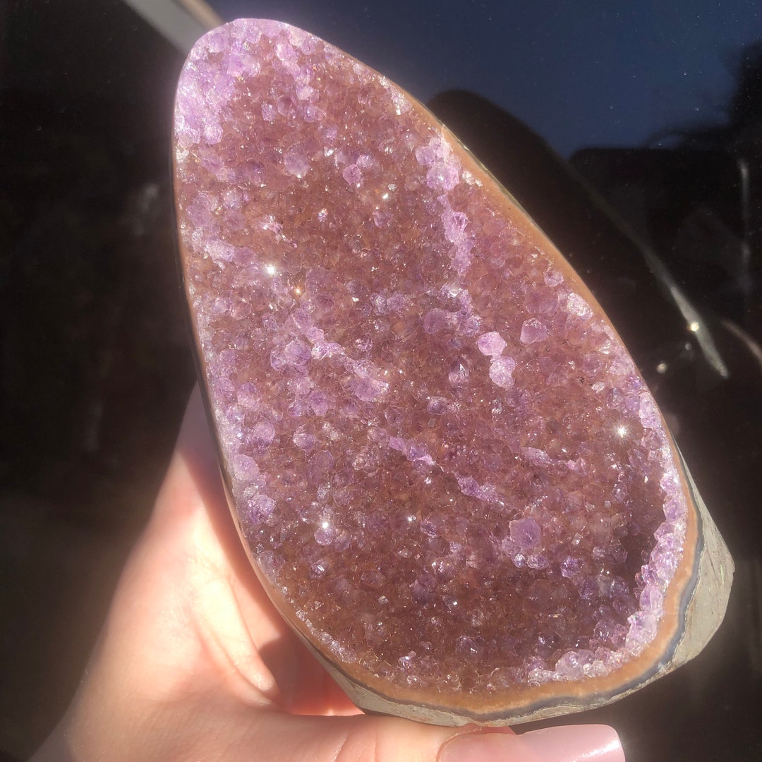 RARE Natural Red Colored Amethyst Uruguay Rainbow Amethyst - Etsy