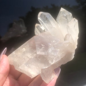 GENUINE Clear Quartz Cluster Quartz Cluster Brazilian Crystal Cluster ...
