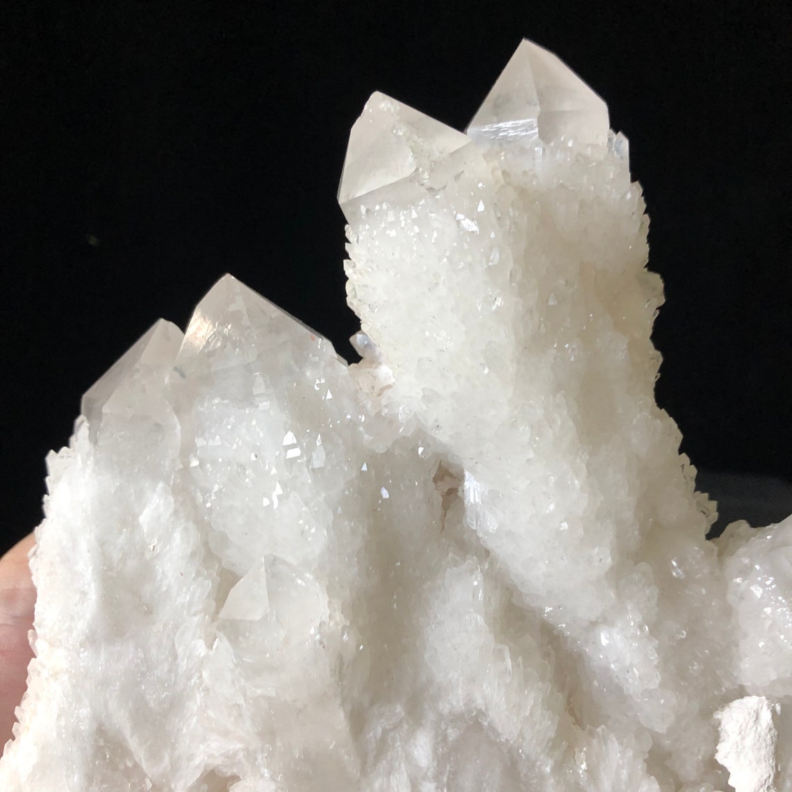 Natural Sugar Quartz Cluster Large White Sugar Quartz | Etsy