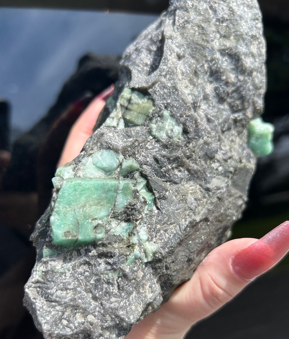 NATURAL EMERALD Rough Emerald Stone Emerald Raw Emerald Rare Emerald ...