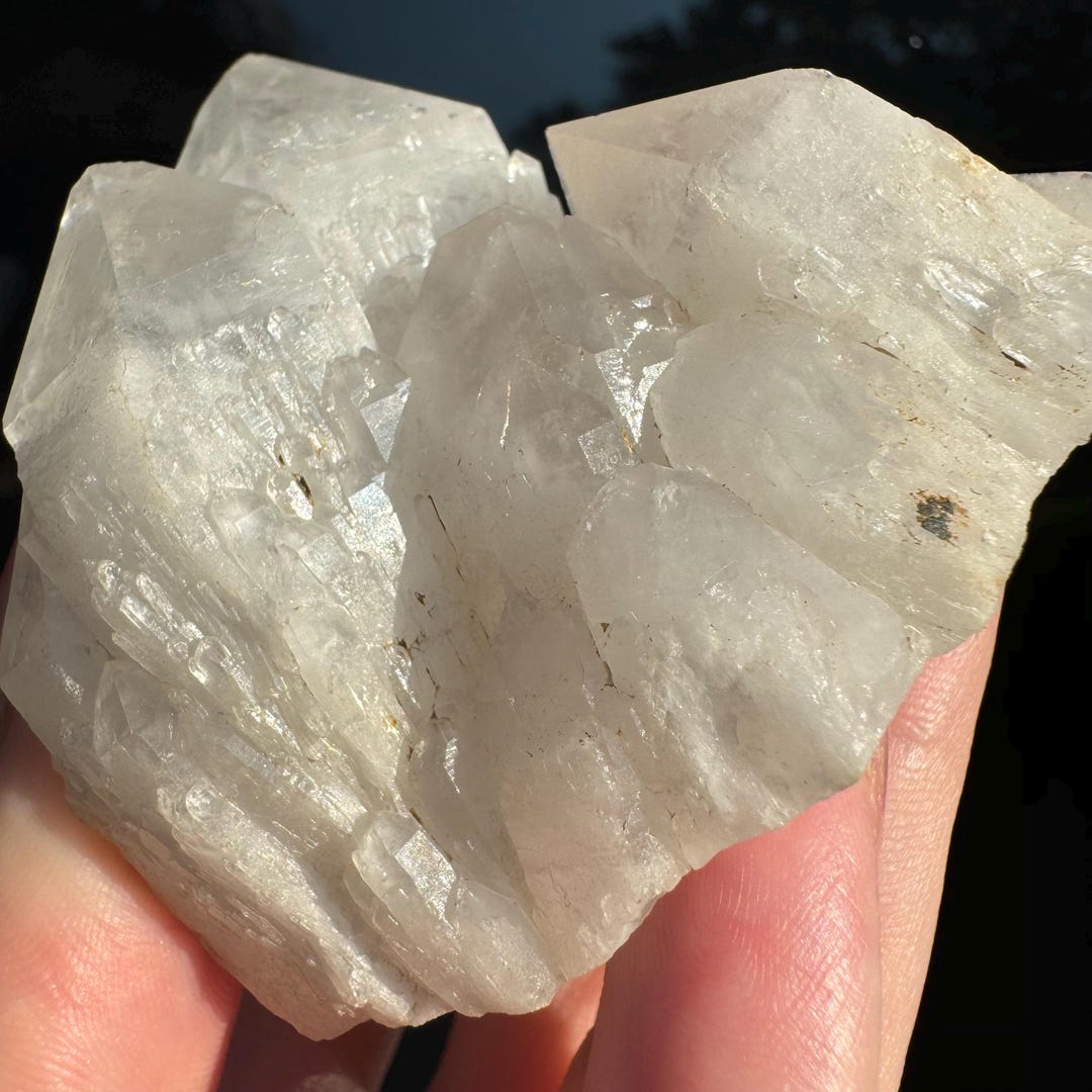 ELESTIAL QUARTZ Elestial Crystal Quartz Cluster Crystal Record Keeper ...