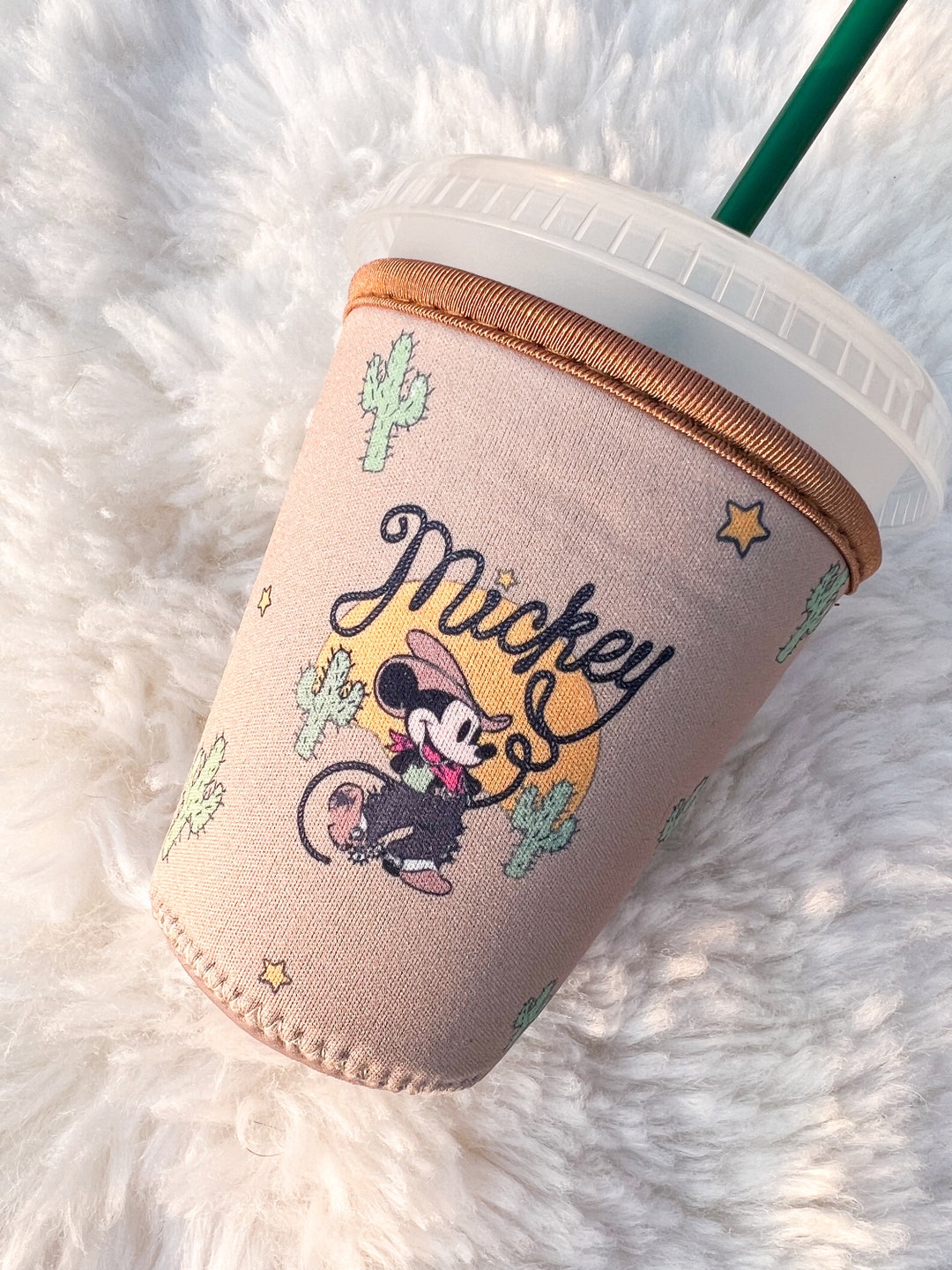 Cowboy Baby Cup Coozie Mickey Mouse Disney - Etsy