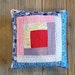 Vintage Log Cabin Pillow,log Cabin Block,vintage Decor,vintage Pillow ...
