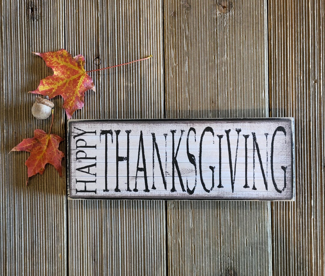 Thanksgiving Sign,primitive Thanksgiving Wooden Sign,primitive Decor ...