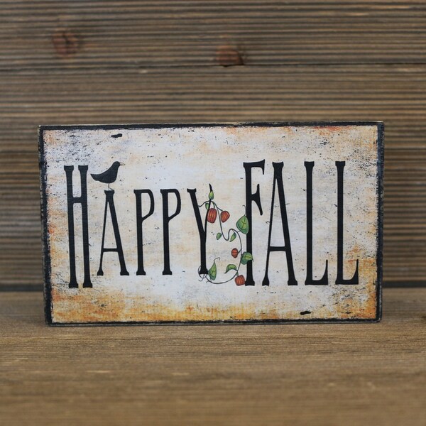 Small Fall Sign - Etsy