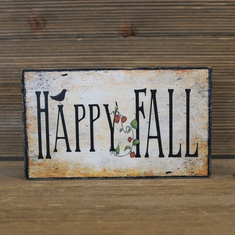 Small Fall Sign - Etsy