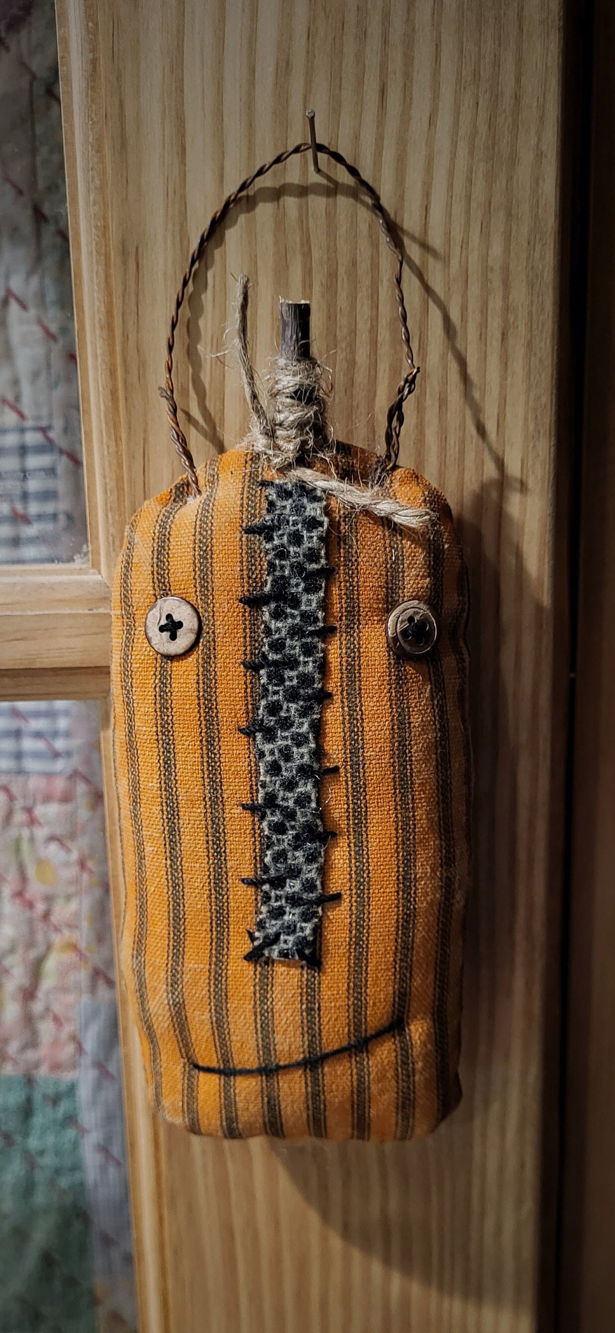 Primitive Pumpkin Peg Rail Hanger,primitive Pumpkins,hanging Pumpkin ...