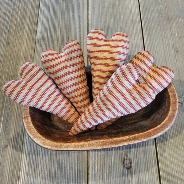 Primitive Hearts - Etsy