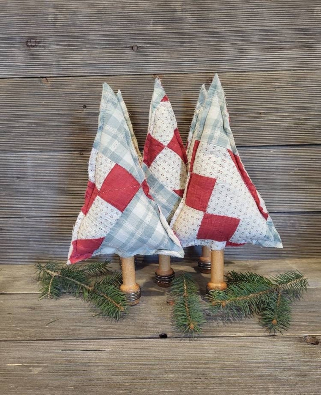 Quilted Christmas Tree,vintage Quilt Tree,repurposed Quilt,cutter Quilt ...