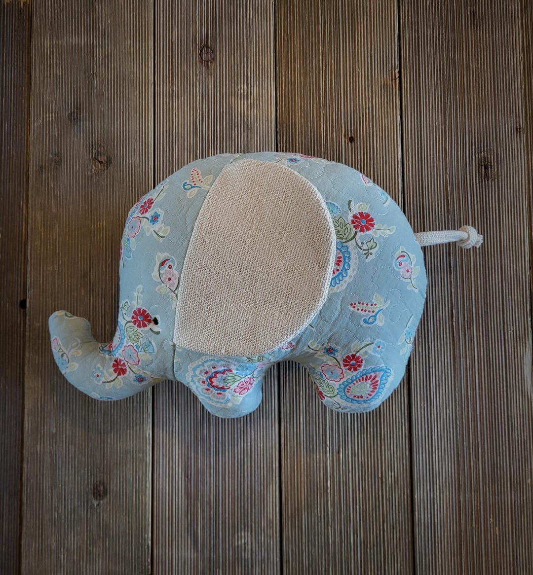 Quilted Elephant,vintage Quilt Elephant,repurposed Quilt,handmade ...