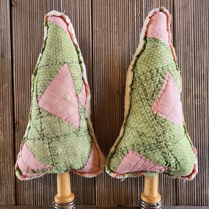 Quited Christmas Tree,vintage Quilt Tree,vintage Bobbin Tree,vintage ...