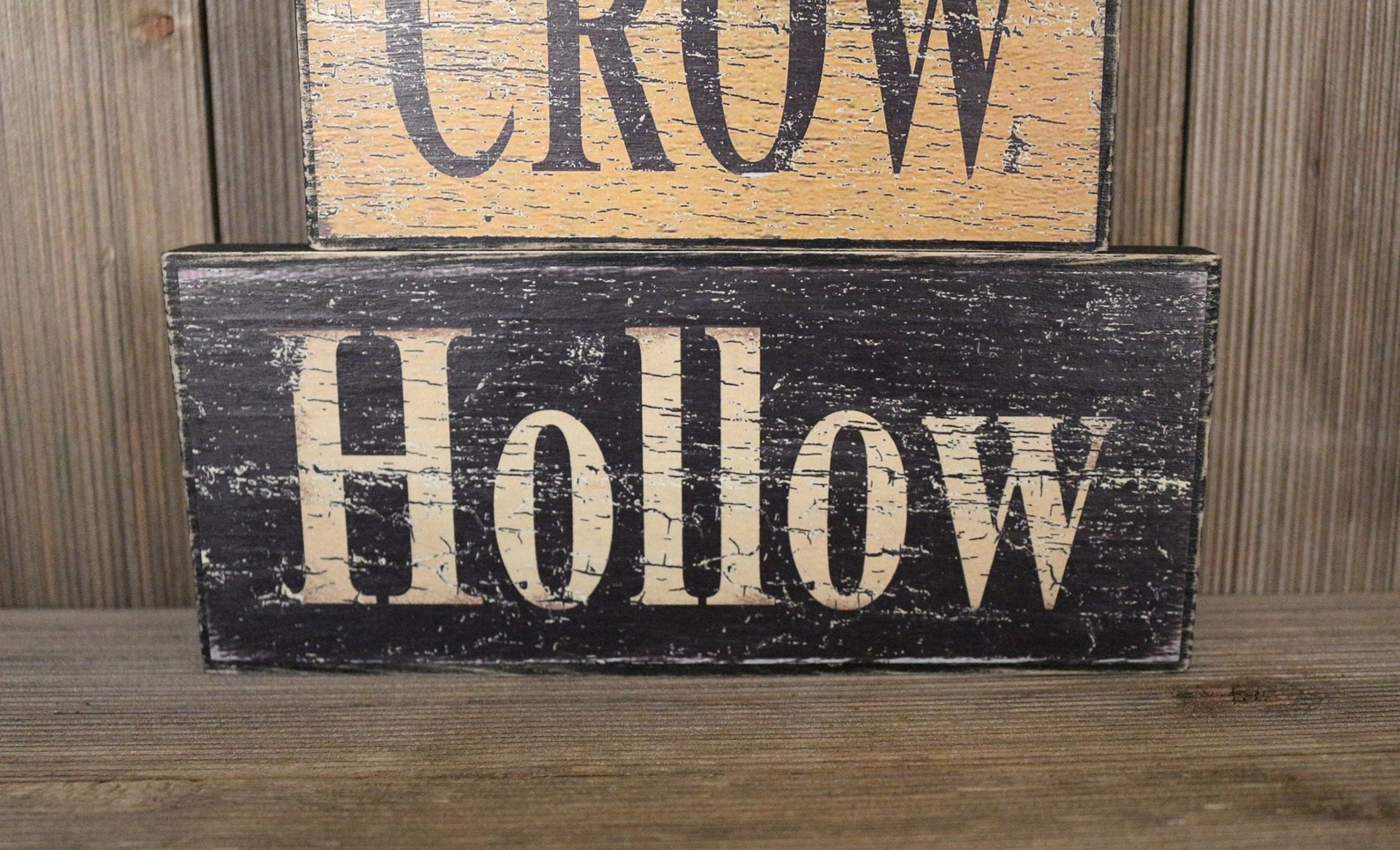 Crow Hollow Signprimitive Crow Signprimitive Decorfarmhouse - Etsy