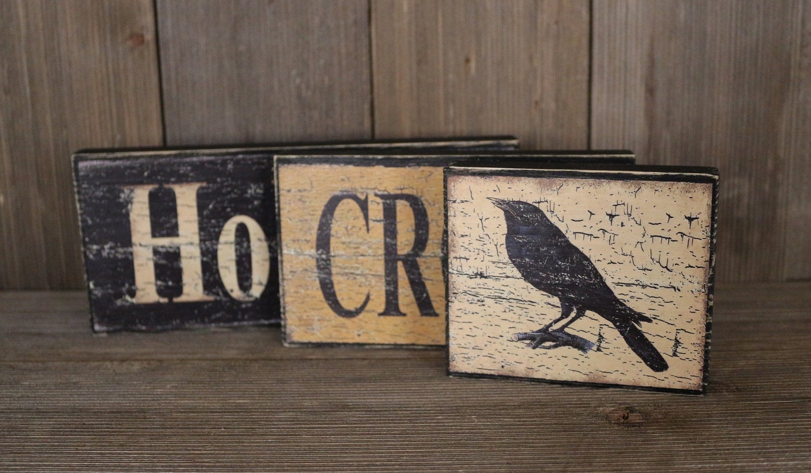 Crow Hollow Signprimitive Crow Signprimitive Decorfarmhouse - Etsy