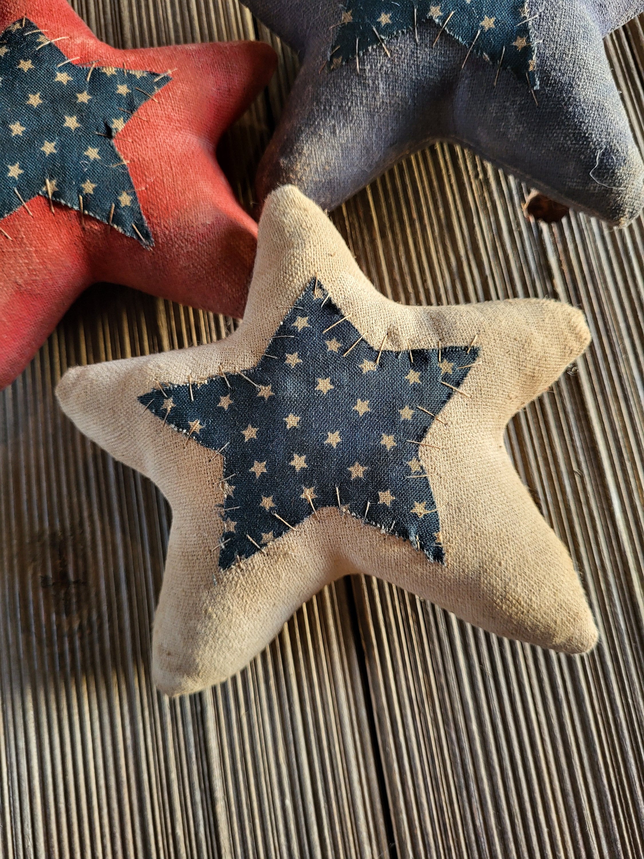 Primitive Patriotic Star,bundle of 3 Stars,americana Decor,star Bowl ...