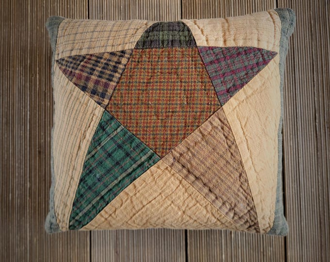Primitive Star Pillow,pillow,star Pillow,primitive Decor,farmhouse ...