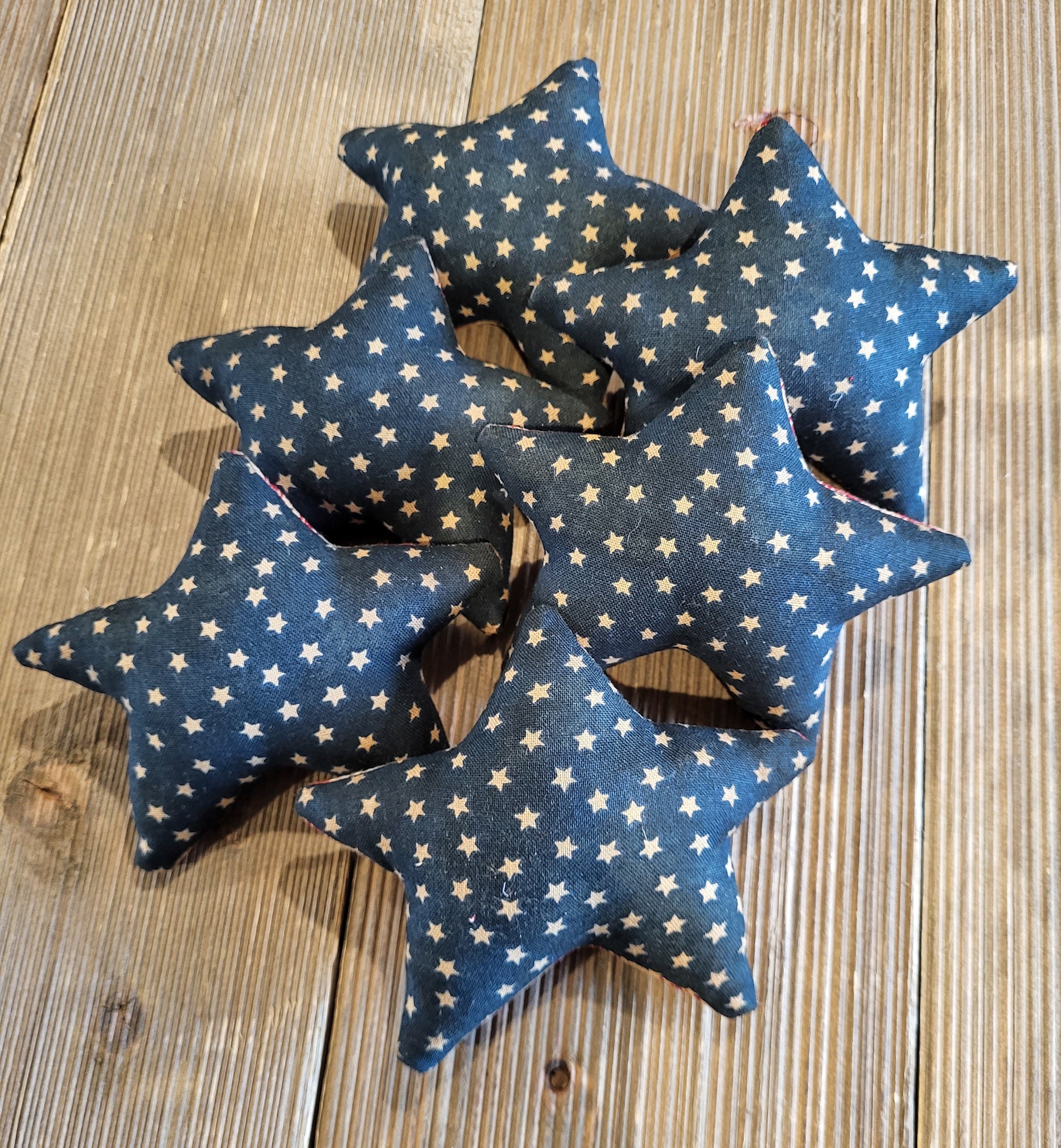 Starry Stars,patriotic Star Bowl Fillers,primitive Stars,americana Star ...