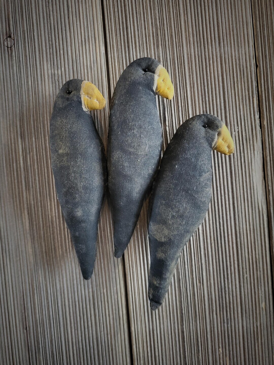 Crow Bowl Fillers,bundle of 3 Crows,primitive Decor,primitive Crow ...