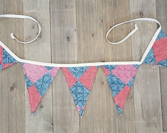 Vintage Quilt Banner - Etsy