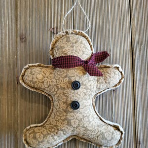 Gingerbread Man,quilted Gingerbread Man,peg Rail Gingerbread Man ...