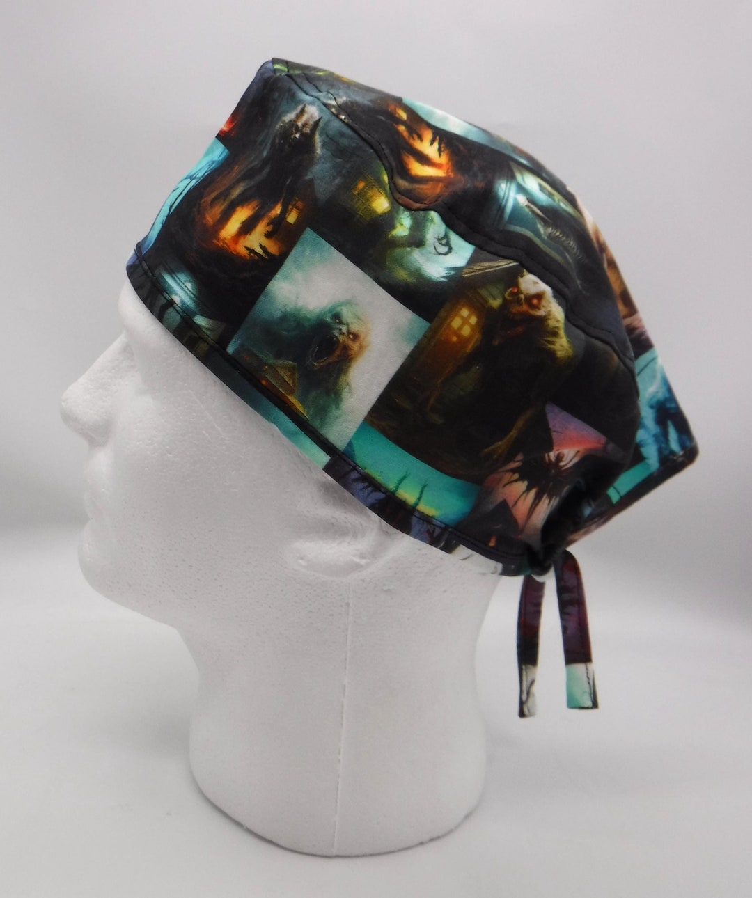 Cryptid Things #4 Scrub Cap, Skull Cap, Surgery Hat - Etsy