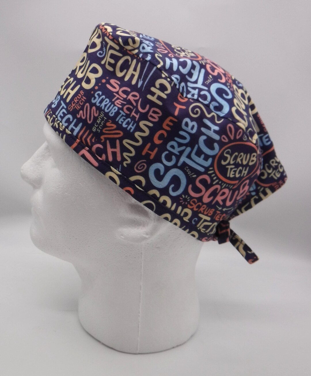 Scrub Tech Scrub Cap: Handmade Surgery Hat - Etsy