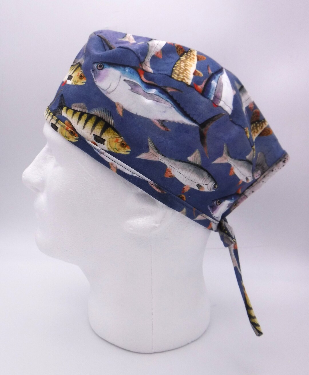 Fish Scrub Cap Skull Cap Surgery Hat - Etsy