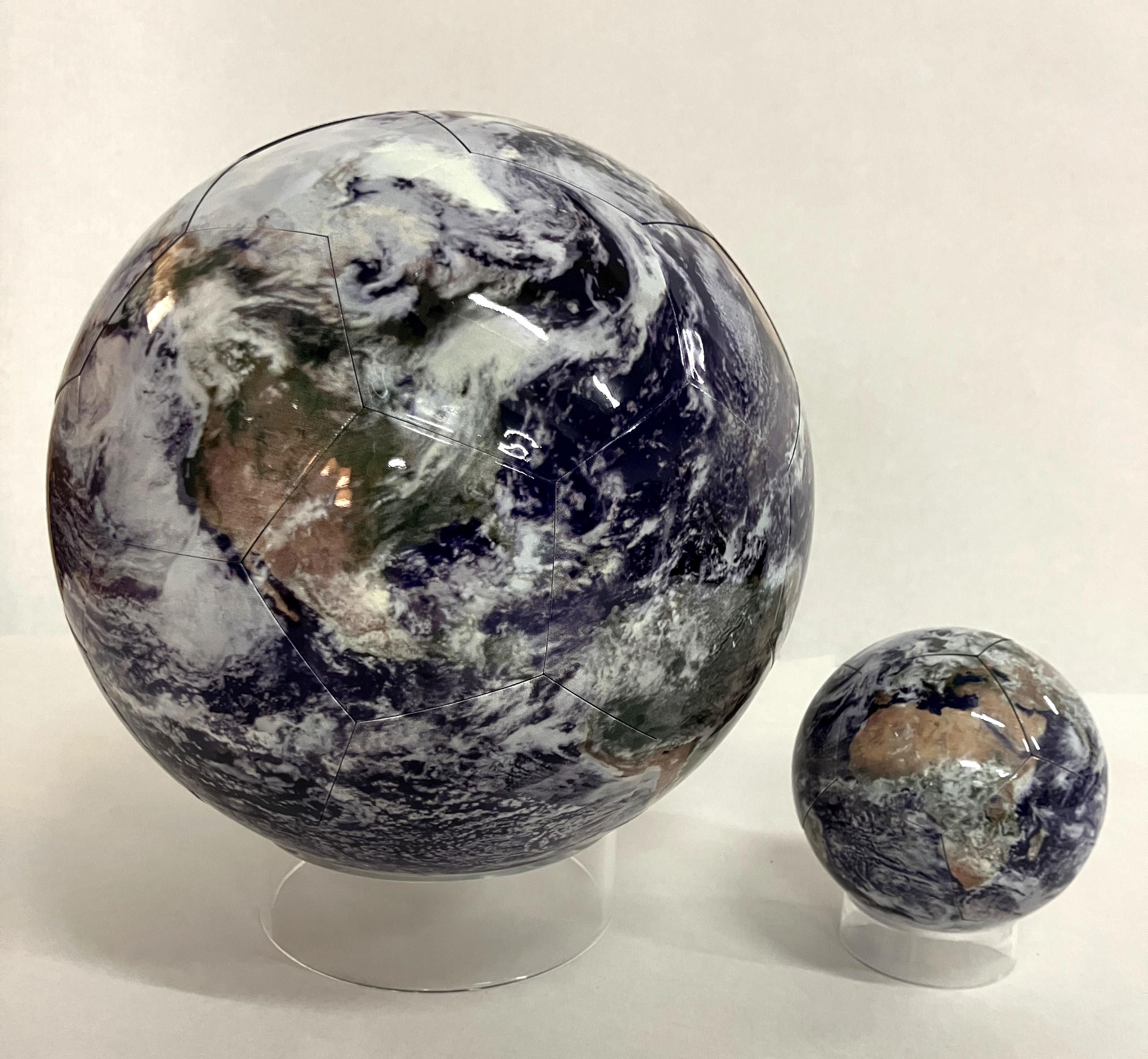 Earth Blue Marble Globe With Actual Imagery From Space - Etsy
