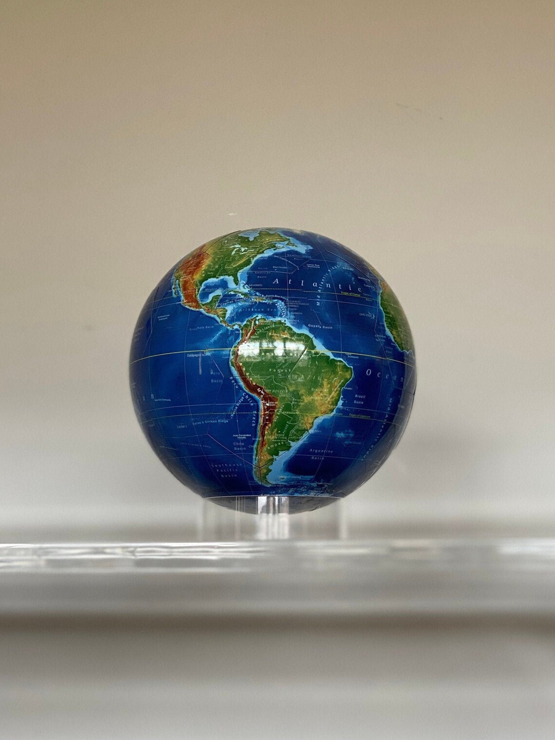 Elevation 7 Magnetic Earth Globe With Geology Map - Etsy