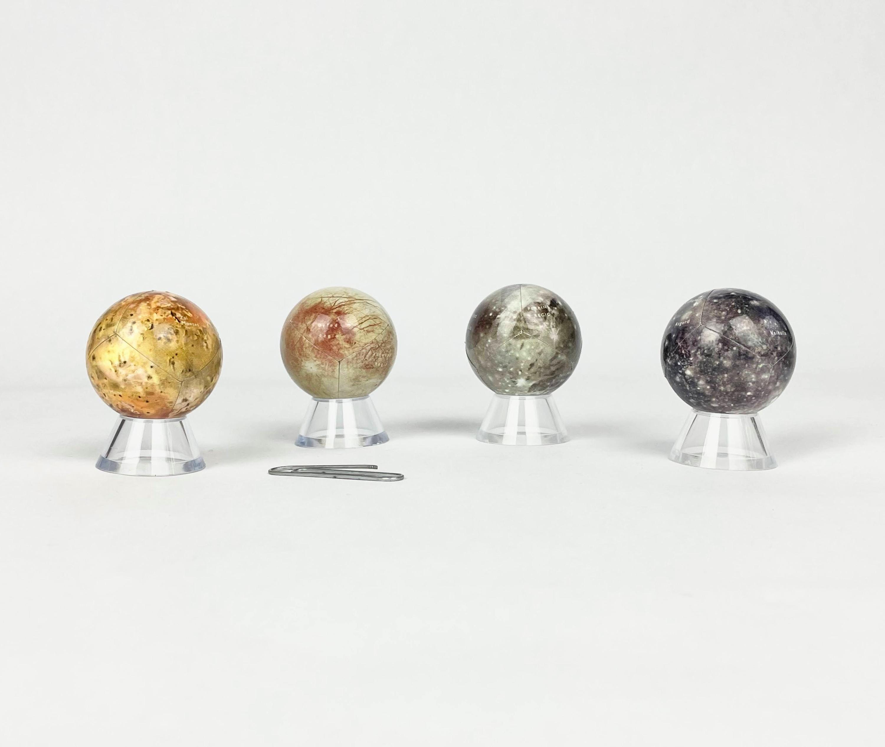 Mini Globes - High Detail Tiny Globes of Our Solar System Made From ...