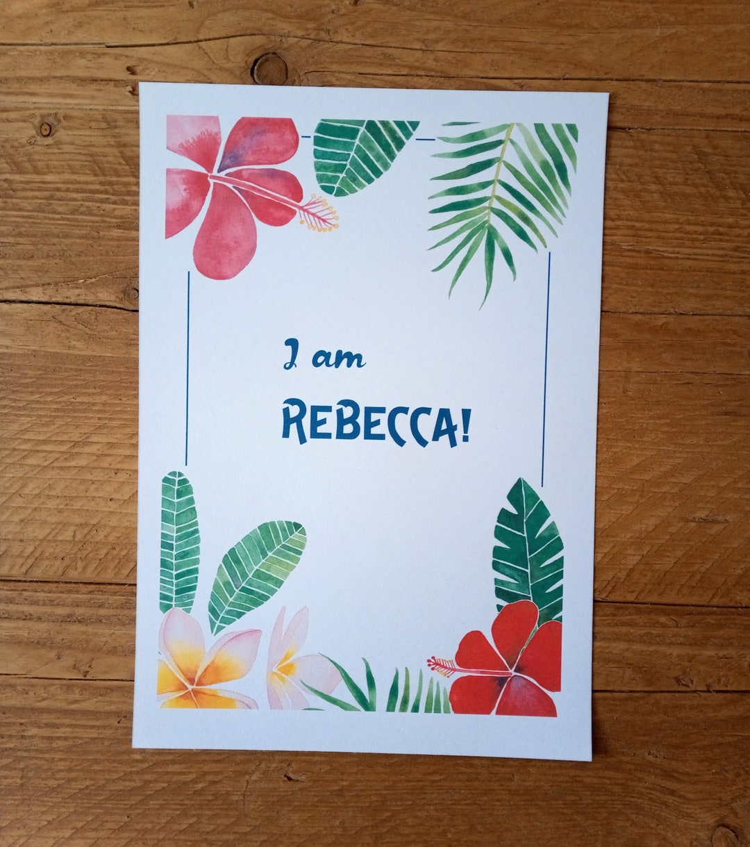 Moana Inspired Personalised A4 Art Print - Etsy