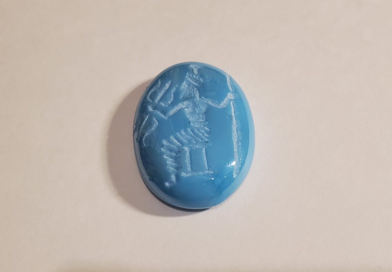 Zeus Magical Gem Greek Magical Papyri Gnostic Gem | Etsy