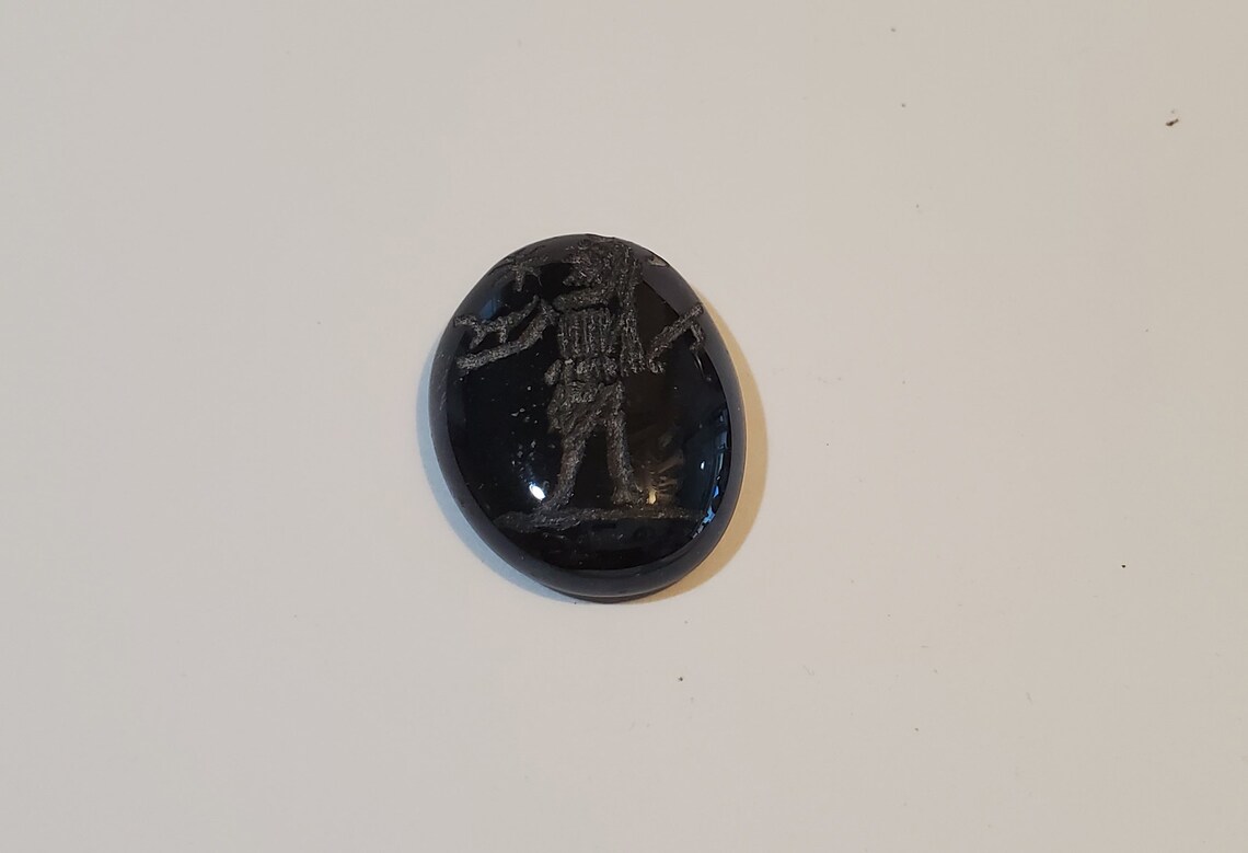 Kronos Magical Gem Greek Magical Papyri Gnostic Gem - Etsy