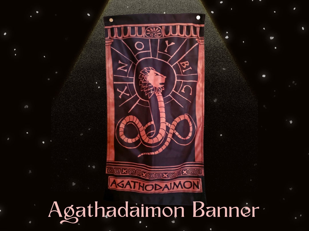 Agathadaimon PGM Deity Banner - Greek Magical Papyri - From the PGM ...