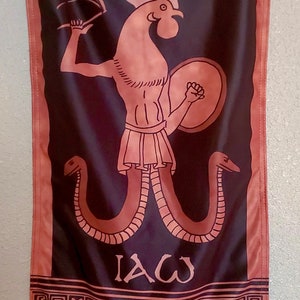 Abrasax PGM Deity Banner - Greek Magical Papyri - From the PGM Tarot by Jason Augustus Newcomb ...