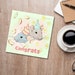 Congrats Birthday Card Fancy Rat Illustration Postcard Graduation Card ...