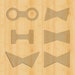 Bow Tie Inlay Pack - Etsy