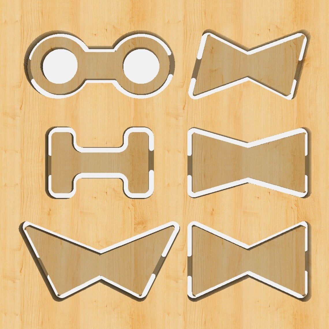 Bow Tie Inlay Pack Etsy Bow Tie Inlay Pack Etsy