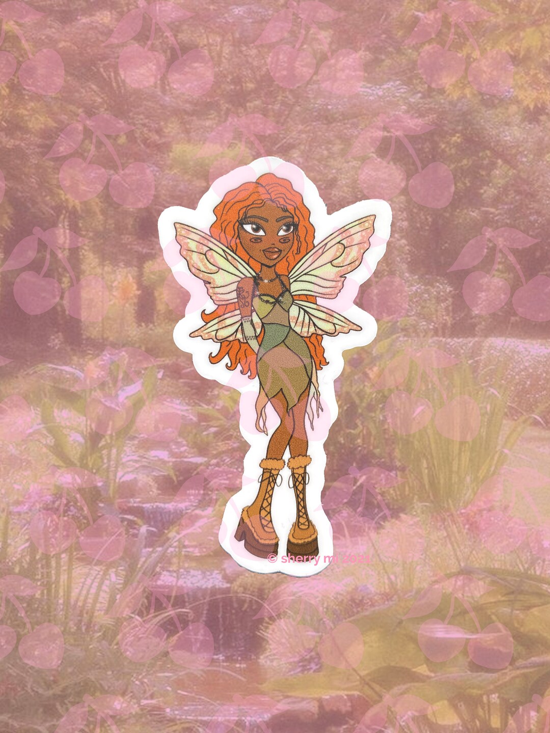 Brats Fairy SZA Sticker, Laptop/phone Stickers, Y2K Stationary Pack ...