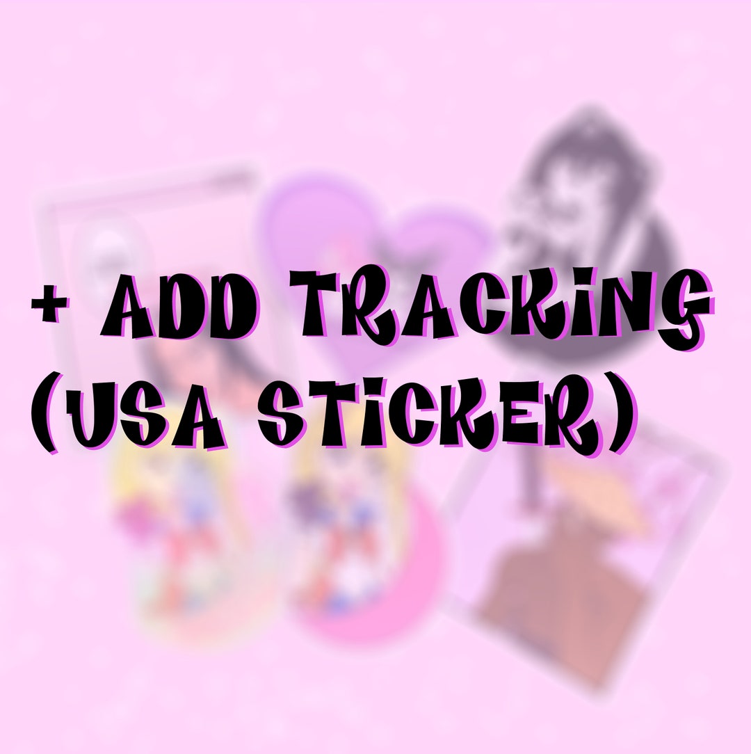 Add Tracking to Sticker Order (USA USPS Shipping Upgrade) - Etsy
