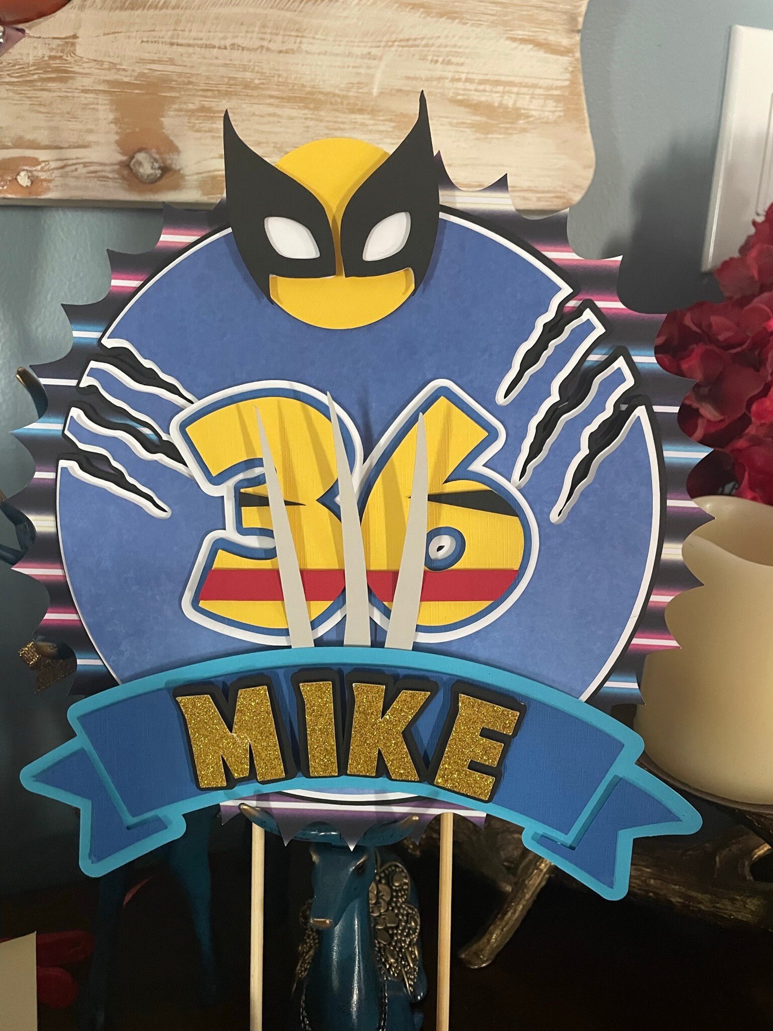 Custom Cake Topper X-men Wolverine Inspired - Etsy