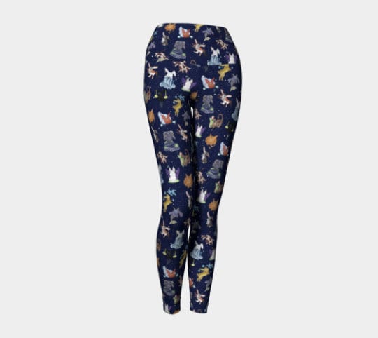 Bunny Rabbit Zodiac Leggings | Kawaii Bunny Rabbit Lounge Pants ...