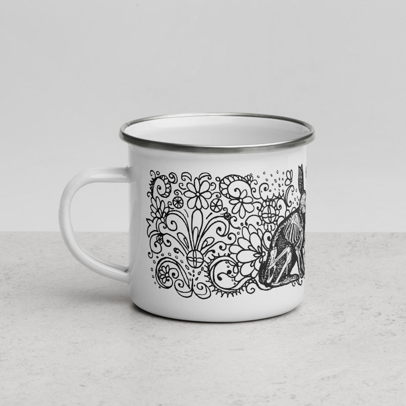 Gothic Bunny Rabbit Anatomy Skeleton Mug Witchy Dark - Etsy