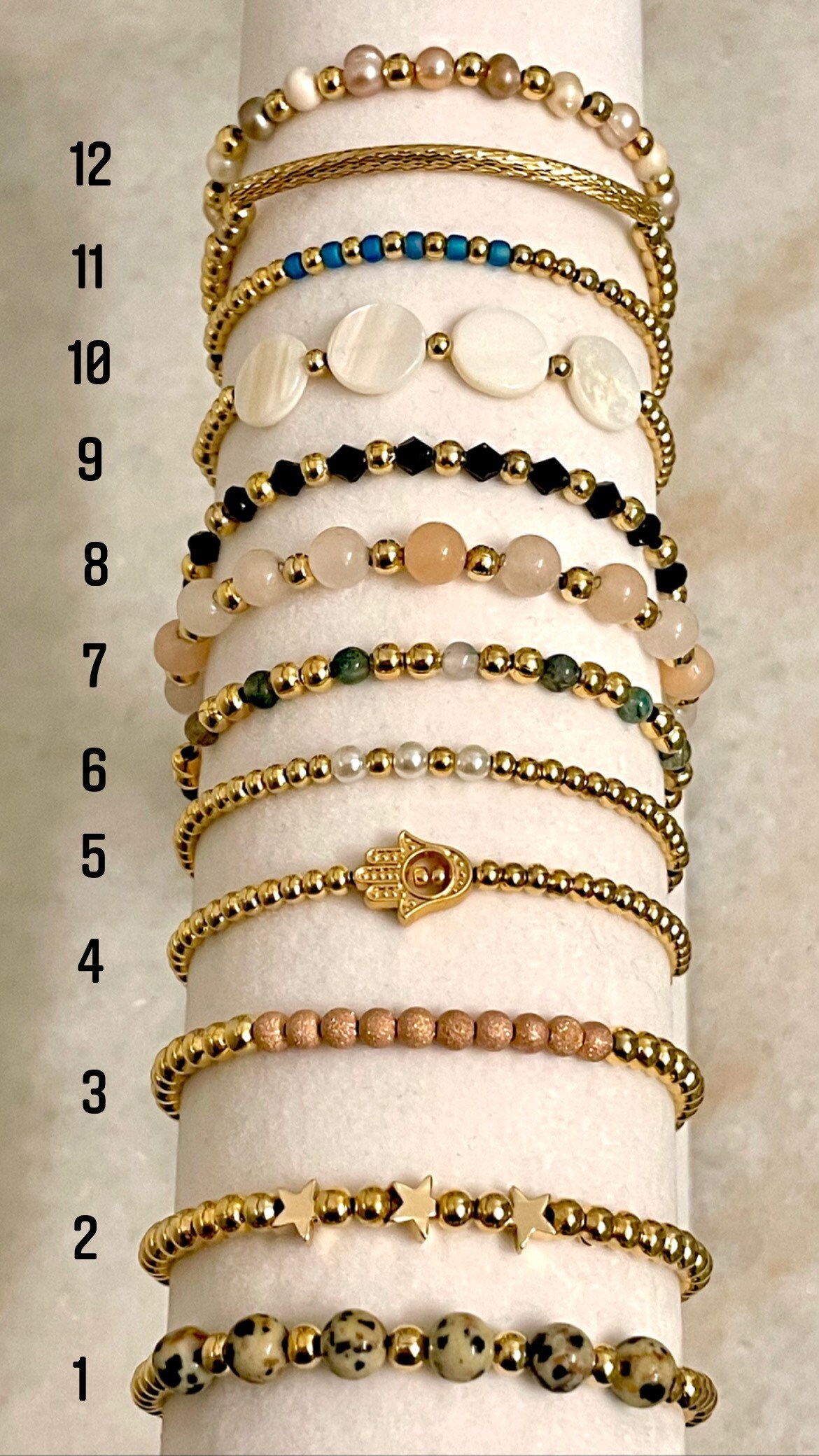 Assorted Gold Plated Ball Bracelets - Etsy