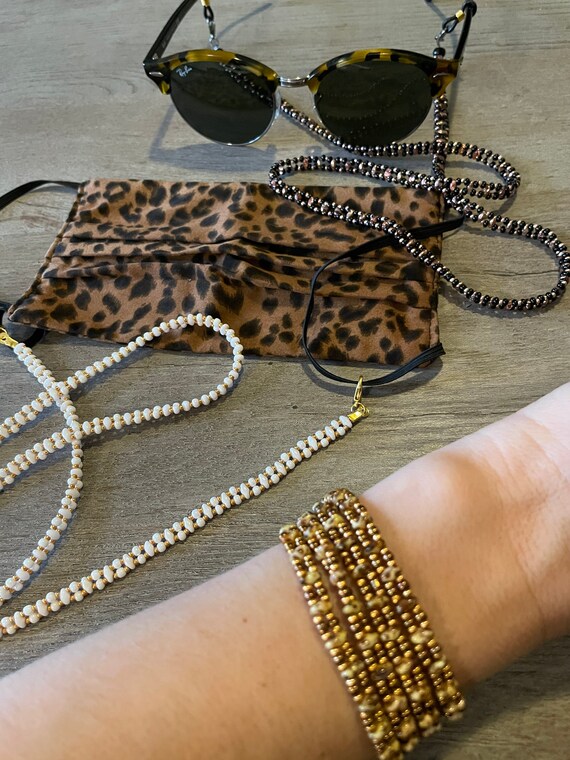 Double Seed Bead Airpod/ Mask Chains | Etsy