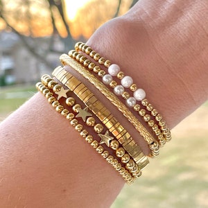 Assorted Gold Plated Ball Bracelets - Etsy