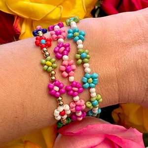 Flower Power Bracelets - Etsy