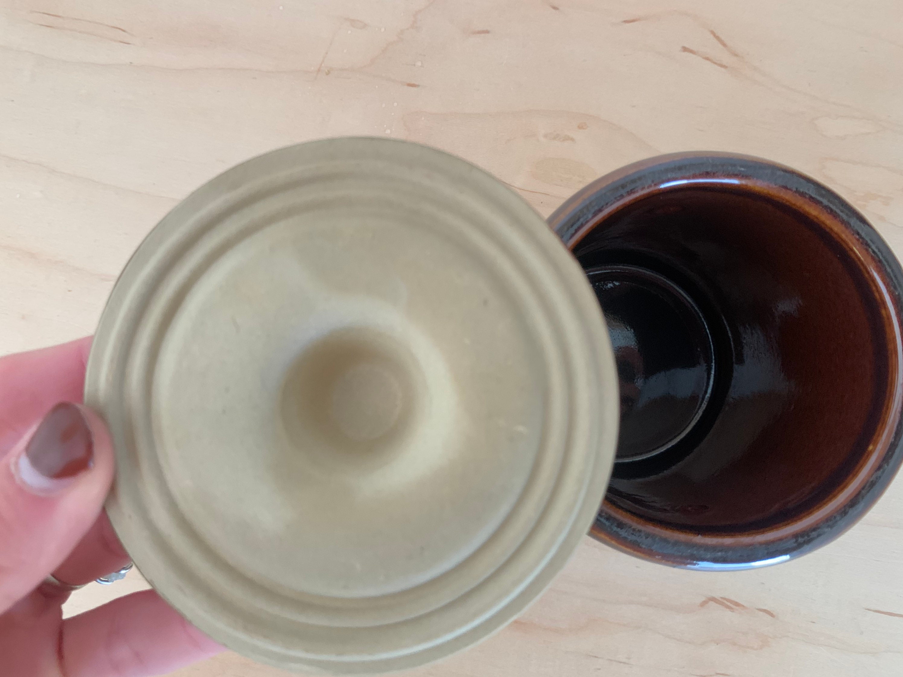 Canister Sets Antique Clay Canning Jar with Metal Latch. Glazed ...