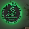 Massage Neon Sign, Therapist Sign Led, Business Light up Sign, Spa Name ...